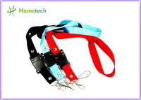 China Leather Cool Lanyard High Speed USB Flash Drives Suit For Win 8 for sale