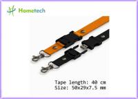 China Metal USB 3.0 Lanyard USB Flash Drives with Wooden , Keychain Flash Drive for sale