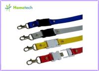 China High Speed Lanyard USB Flash Drives , High Capacity Custom Thumb Drives for sale