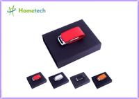 China Customer Logo Leather USB Memory Stick Flash Drive Pendrive 16GB 32GB 64GB for sale