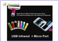 China 32GB High Speed OTG Mobile Phone USB Flash Drive / Blue U Disk for sale