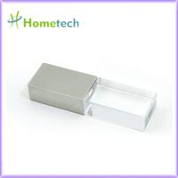 China High speed USB2.0/3.0 custom shape USB flash drives promotional LED crystal USB flash drive for business gift for sale