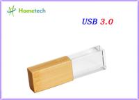 China Data Storage 3.0 Wooden Crystal Usb Flash Drive 4GB 8GB 16GB 32GB 64GB 128GB for sale