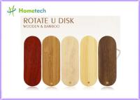 China OEM Logo Maple Wooden USB Flash Drive 4GB 8GB 16GB Capacity For Smart Device for sale