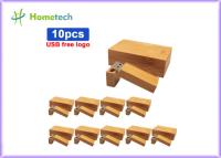 China Recycled Wood Bamboo USB Flash Drive 16GB 3.0 Eco Friendly With Wooden Box for sale