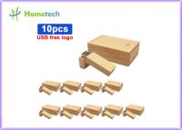 China Recycled Wood Bamboo USB Flash Drive 16GB 3.0 Eco Friendly With Wooden Box for sale
