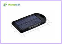 China Solar Lipstick Power Bank / Charger External Battery Dual USB Port for sale
