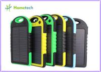 China Solar Lipstick Power Bank / Charger External Battery Dual USB Port for sale