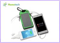 China 5V 1A Solar Shockproof Dual USB Port External Mobile Power Bank for sale