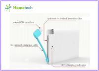 China Credit Card Sized Power Bank 2200mAh External Battery Pack Charger for sale