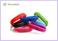 China White A Grade Secure USB Flash Drive , Silicone Bracelet USB Memory Stick for sale