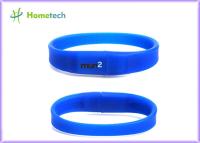 China White A Grade Secure USB Flash Drive , Silicone Bracelet USB Memory Stick for sale