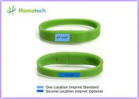 China White A Grade Secure USB Flash Drive , Silicone Bracelet USB Memory Stick for sale