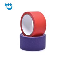 China RoHS Matt PET Industrial Adhesive Tape Crepe Colored Painters Tape for sale