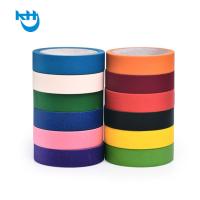 China RoHS Matt PET Industrial Adhesive Tape Crepe Colored Painters Tape for sale