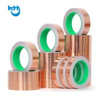 China OEM Double Sided Industrial Adhesive Tape Conductive Self Adhesive Copper Foil Tape for sale