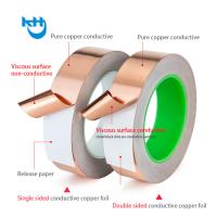 China Strong Adhesion Industrial Adhesive Tape Single Sided Copper Foil Tape KCP-02 for sale