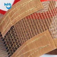 China Anti Aging Teflon Coated Fiberglass Conveyor Belt Weather Resistance for sale