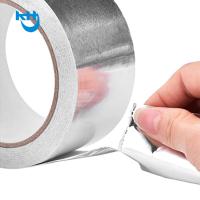 China High Temperature Resistant Flame Retardant Aluminum Foil Tape 33m / 66m for sale