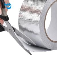 China OEM Flame Retardant Fiberglass Aluminum Foil Tape Corrosion Resistance  KCP-05 for sale