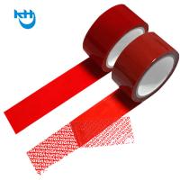 China Tamper Evident Security Adhesive Tape Anti Counterfeiting Void Label Tape for sale