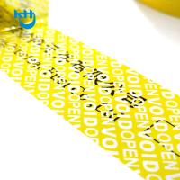 China Customizable Tamper Evident Tape Void Security Tape Anti Counterfeit for sale