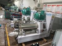 China 100 Liter Alumina Oxide Bead Mill Machine Wet Grinding With Polythene Chamber For Nanometer for sale