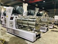 China Single Horizontal Bead Mill Machine 250 Liter Grinding For Chemical Fiber Titanium Dioxide for sale