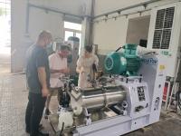 China Highly Efficient Sand Mill Machine With Adjustable Grinding Fineness 0.2-30μM for sale