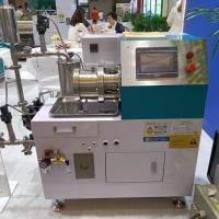 China Wearable Wet Grinding Horizontal Bead Mill With PLC Touching Screen Control 4kw for sale