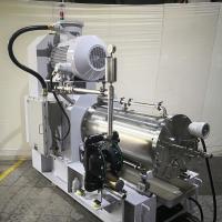 China Low Temperature 55kW Paint Grinding Machine 100L Horizontal Sand Mill for sale