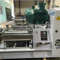 China 50L Horizontal Bead Mill For  Pesticide SC 9Cr18MoV Steel Double Mechanical Seal for sale