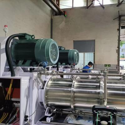 China Stainless Steel Horizontal Sand Mill With Chamber Volume 0.5-250L for sale