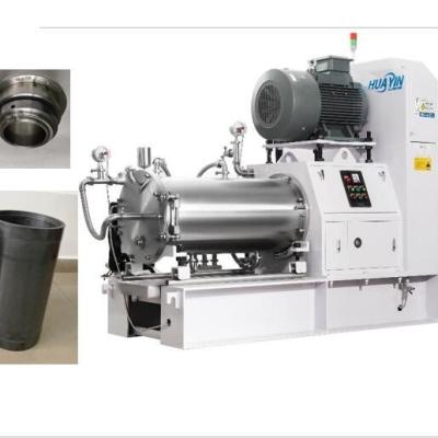 China Axis Discharge 55kw Horizontal Bead Mill For Dyestuff , Ink , Paper Making LFP for sale