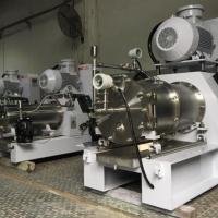 China 55kW 100litre Paint Bead Mill  higher output And 1.5 ARO Feed Pump for sale