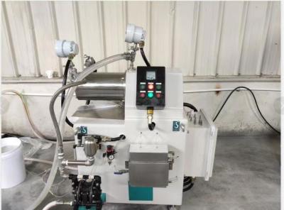 China 7.5kW  10L Ink Processing Horizontal Bead Mill 5L Small batch Pigment sand Grinder Machine for sale
