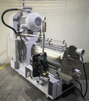 China Flow Discharging 55kW Ceramic Horizontal Bead Mill 10um Paint Milling Machine for sale