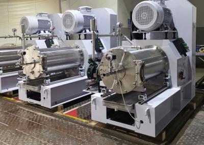 China 100L Dynamic Discharge Horizontal Wet Grinding Mill With Large Flow for sale
