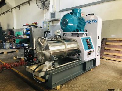 China Nano Ceramic Horizontal Bead Mill Powder Grinding To 300nm 60L Axis Discharge for sale