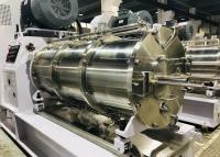 China PU Dispersing System With Silicon Chamber Horizontal Disk Sand / Bead Mill for sale