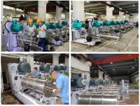 China Mass Production Horizontal Sand Mill Machine Food Additives Wet Grinding Machine for sale
