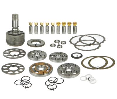 China KCQZ Excavator Hydraulic Spare Parts , Excavator Repair Kits PSV2-55 SH100-1 SH120-1 for sale