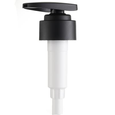 China Matte Hand Wash Dispenser Pump Black Portable Spiral Lock Lotion 38 400 Pump for sale
