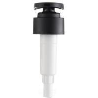 China Matte Hand Wash Dispenser Pump Black Portable Spiral Lock Lotion 38 400 Pump for sale