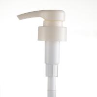 China Milky White Long Mouth Plastic Pump Head Does Not Spill High Quality Wholesale Price for sale