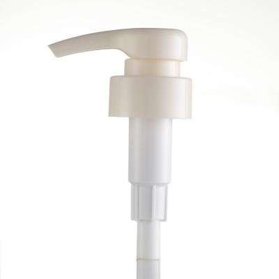 China Milky White Long Mouth Plastic Pump Head Does Not Spill High Quality Wholesale Price for sale