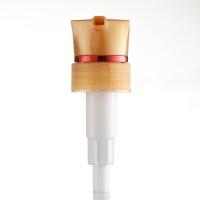 China Gold Plastic Lotion Pump Leak Proof Non Spill OEM ODM for sale