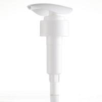 China 33 410 Large Tube Lotion Dispenser Pump White Press Type Leak Free For Bathing for sale