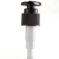 China Black Small Lotion Pump 24 410 Half Moon Press Leak Free Lotion Pump For Hand Washing for sale
