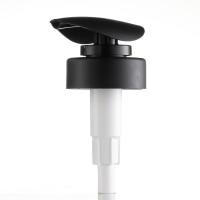 China Leak Free Liquid Hand Wash Pump Bathing Shampoo Lotion Bottle Pump Black Matte Thick Tube for sale